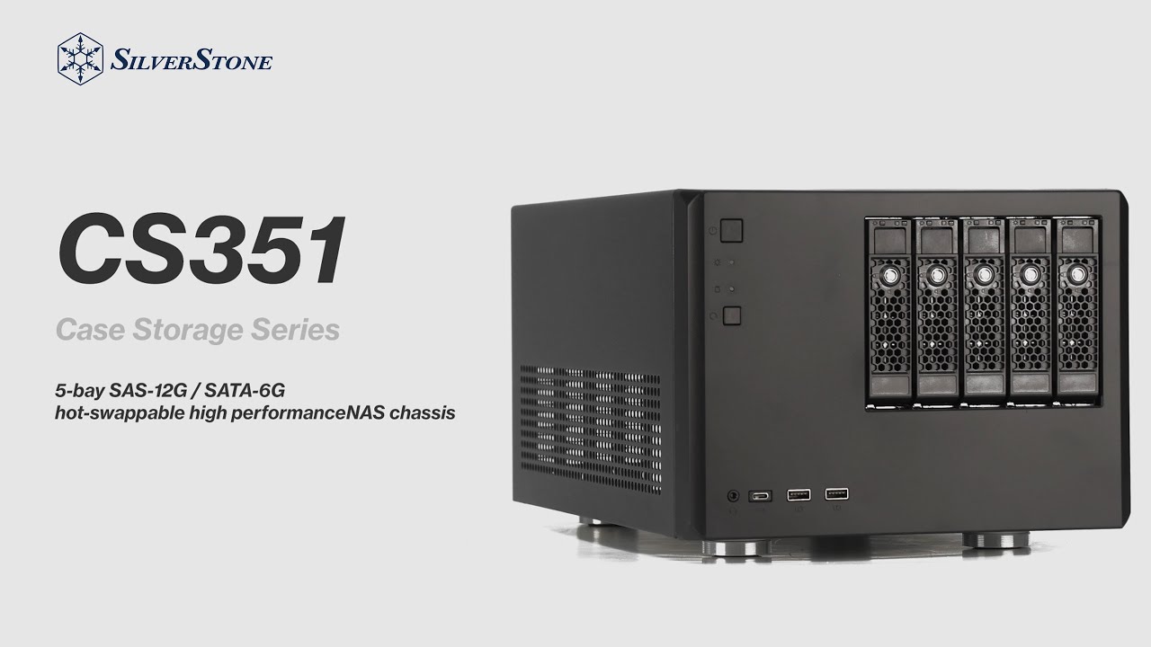 Silverstone Cs351 5 Bay Sas 12g Sata 6g High Performance Hot