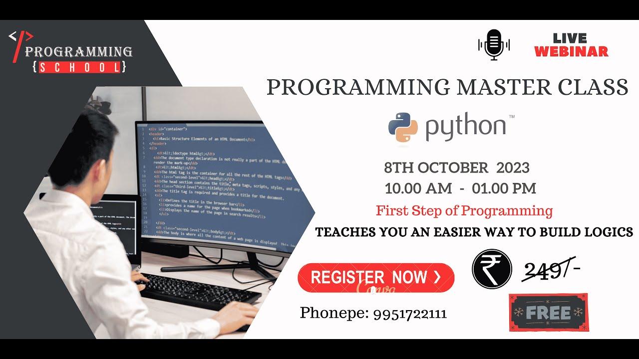 Programming Master Class 1 Youtube