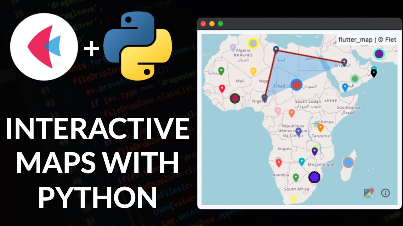 Display Interactive Maps In Python Using Flet Part 1 Youtube