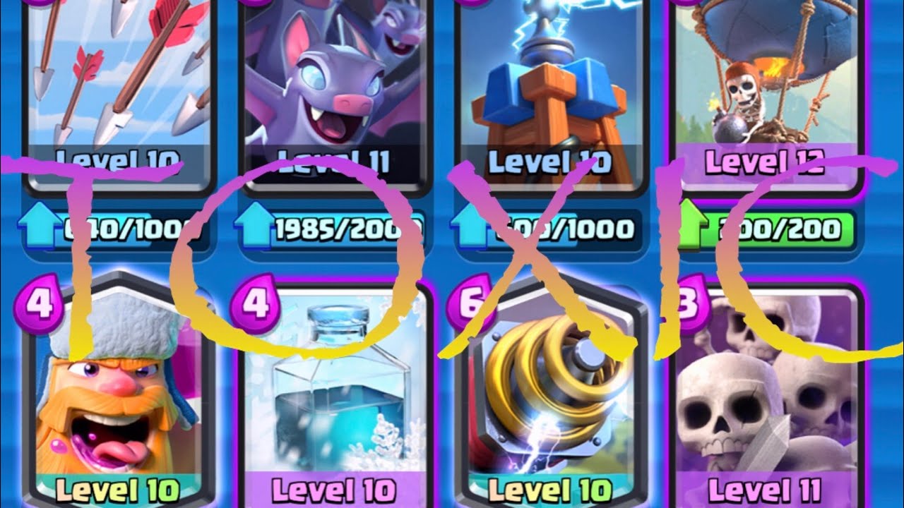 The Most Toxic Deck Ever Clash Royale Youtube