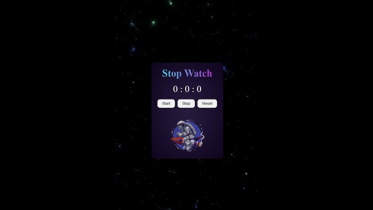 Stop Watch React Youtube