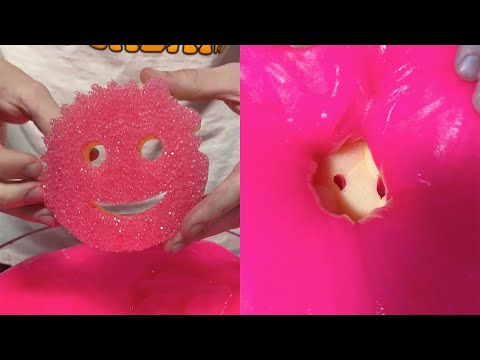 Can The Scrub Mommy Clean Up Slime Youtube