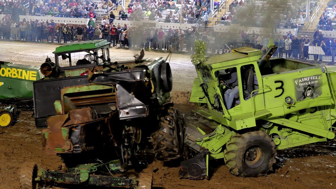 2025 Fairfield County Fair Combine Demolition Derby Youtube
