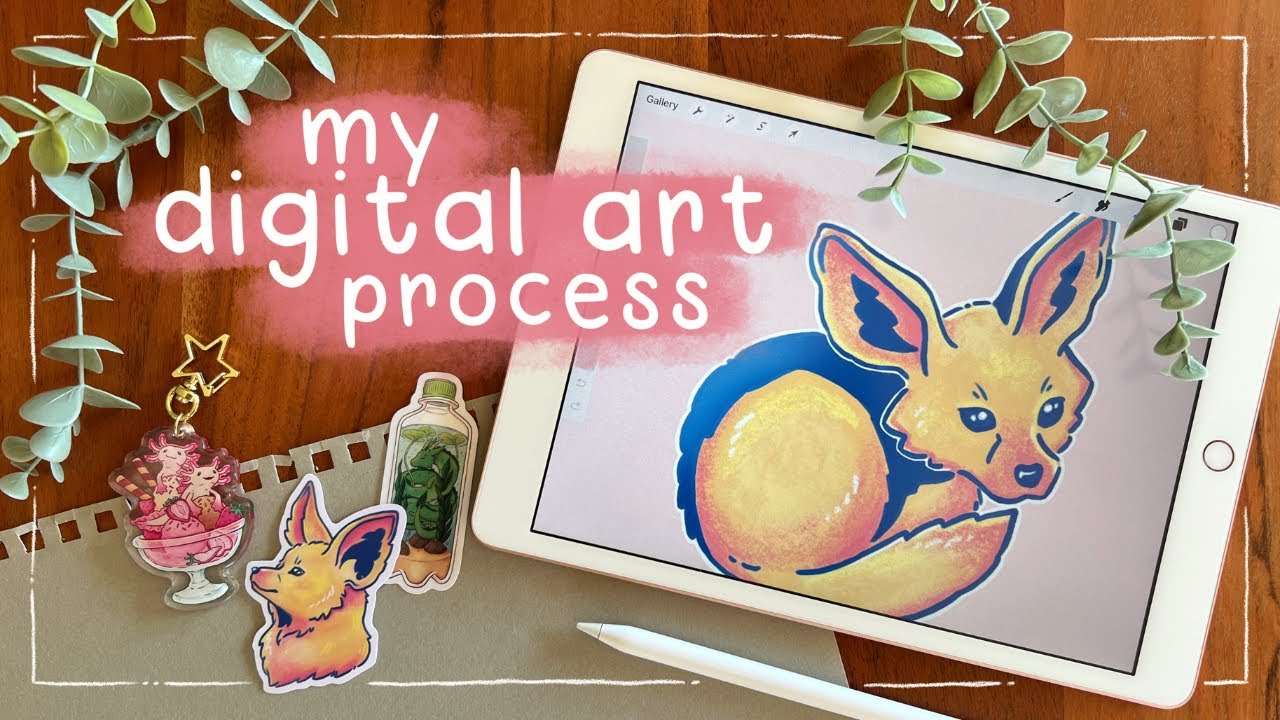 My Full Digital Art Process In Procreate Youtube