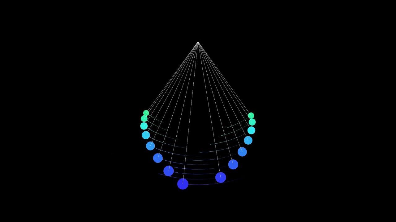 Harvard S Pendulum Waves Experiment Recreated By Python Code And Manim