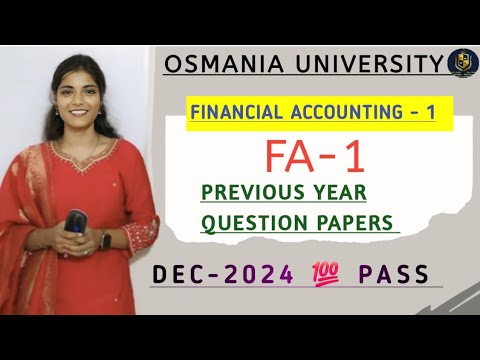 Fa 1 Financial Accounting 1 O U Semester 1 Question Paper