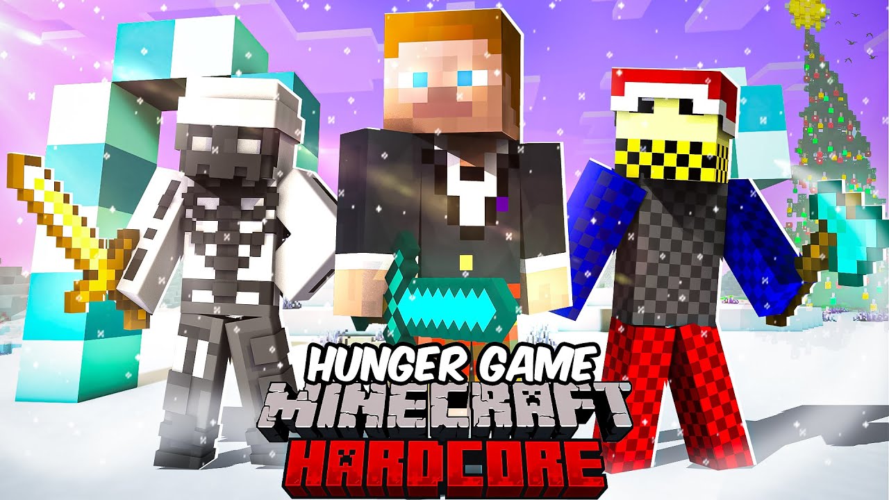 100 Players Simulate The Festive Hunger Games In Minecraft Youtube
