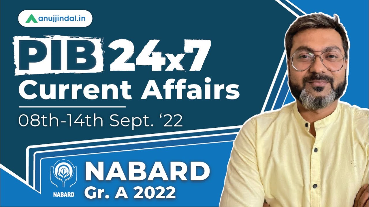 Pib Current Affairs 24 7 Current Affairs Rbi Grade B September 08th