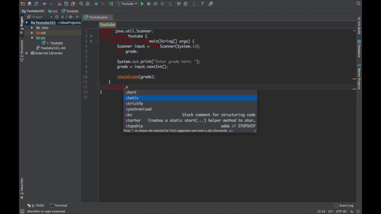 Java Programming Tutorials 22 Test Grading Program Youtube