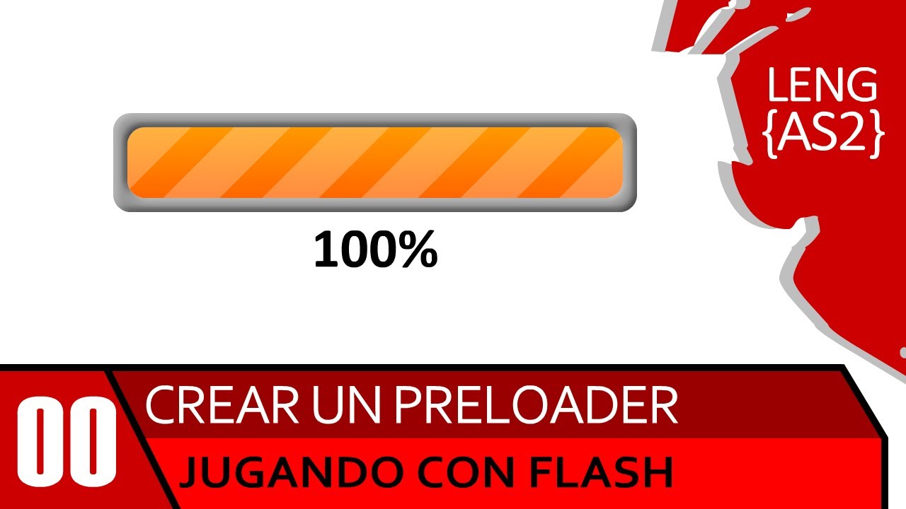 Tutorial Flash As2 Preloader Jugando Con Flash Youtube
