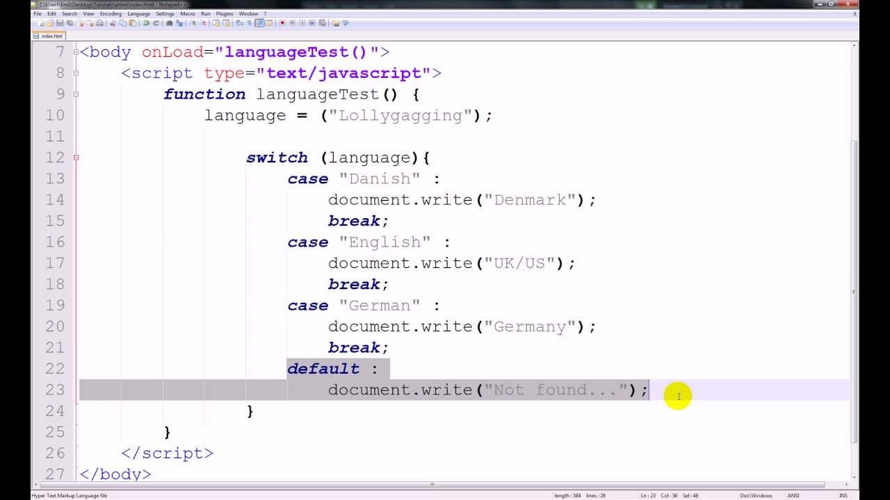 Javascript Switch Case With Condition At Charles Macias Blog