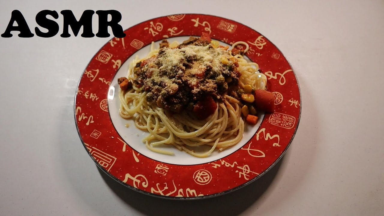 Spaghetti Asmr Mukbang Youtube