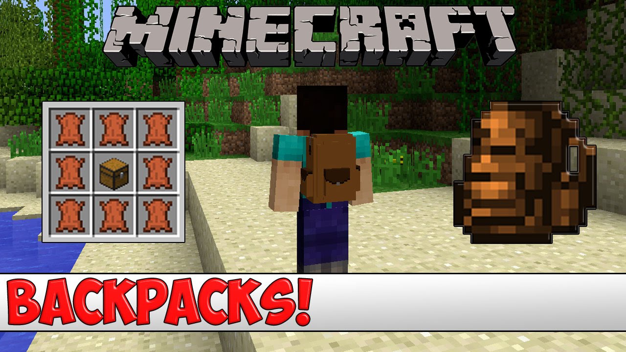 Minecraft Plugin Tutorial Backpacks Youtube