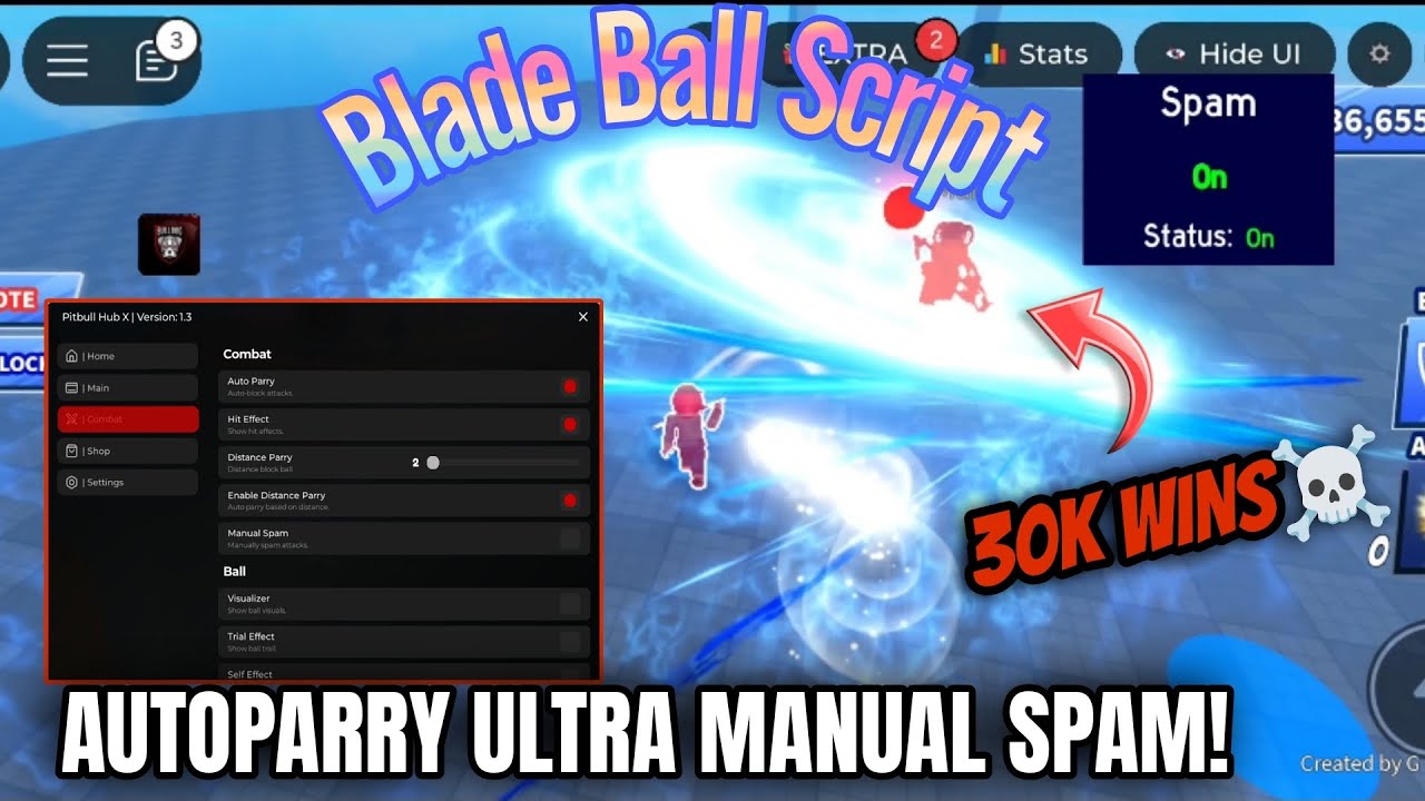 Blade Ball Script Manual Spam God And Autoparry Op Best Blade Ball