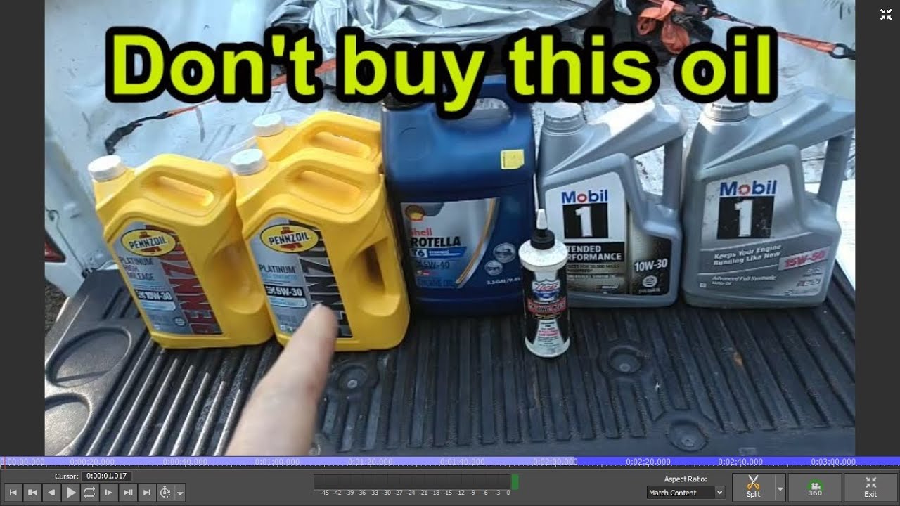 Don T Buy This Synthetic Motor Oil Youtube