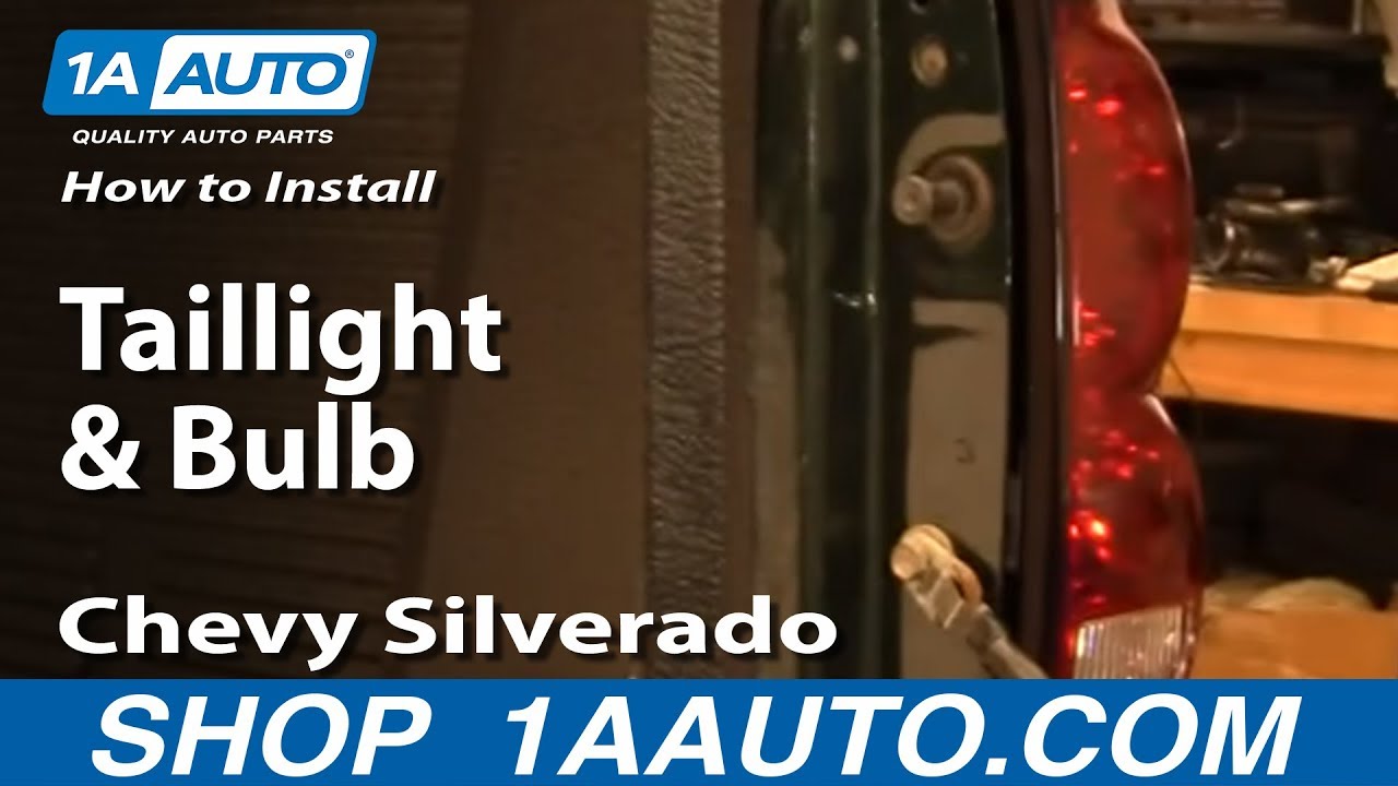 How To Replace Tail Light Bulb Chevy Silverado Homeminimalisite