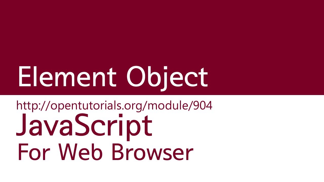 Javascript Element Youtube