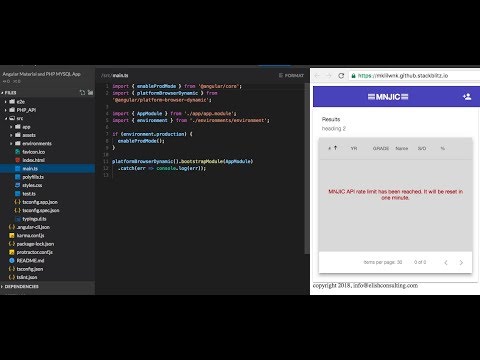 Angular Material Data Table Tutorial Quick Youtube