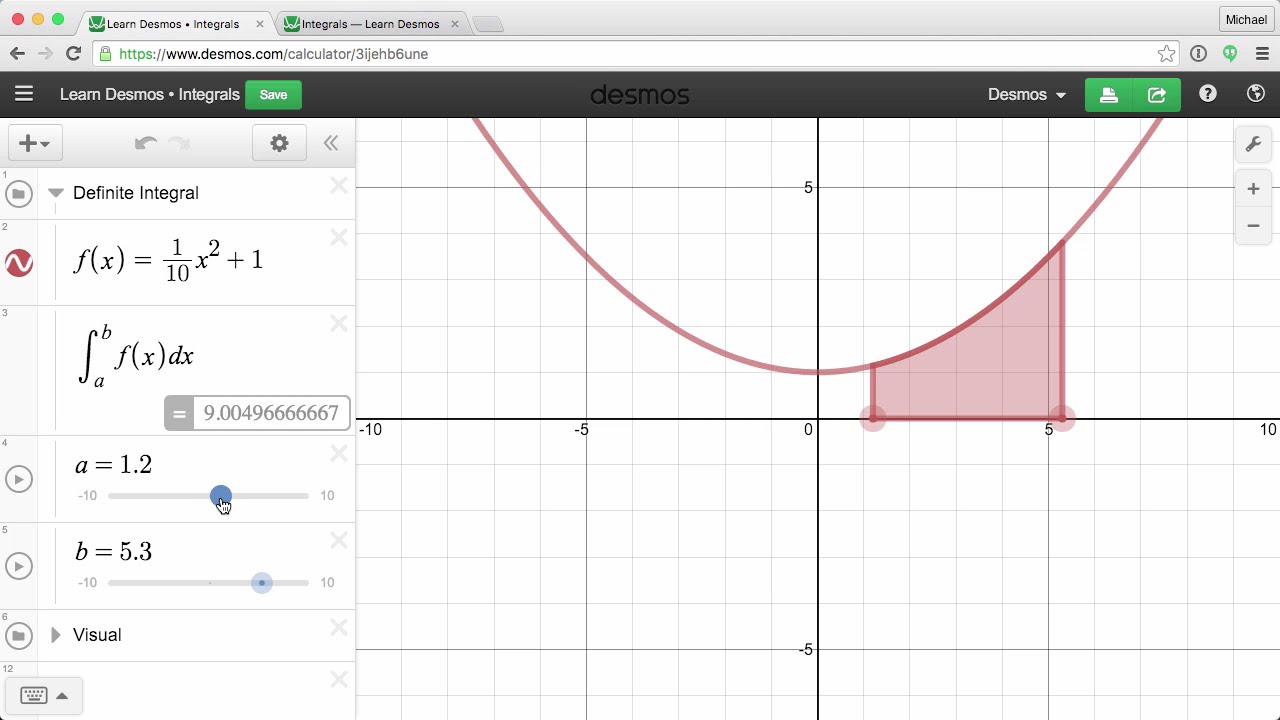 Desmos Graphing Calculator Definite Integral At Helen Mckenzie Blog