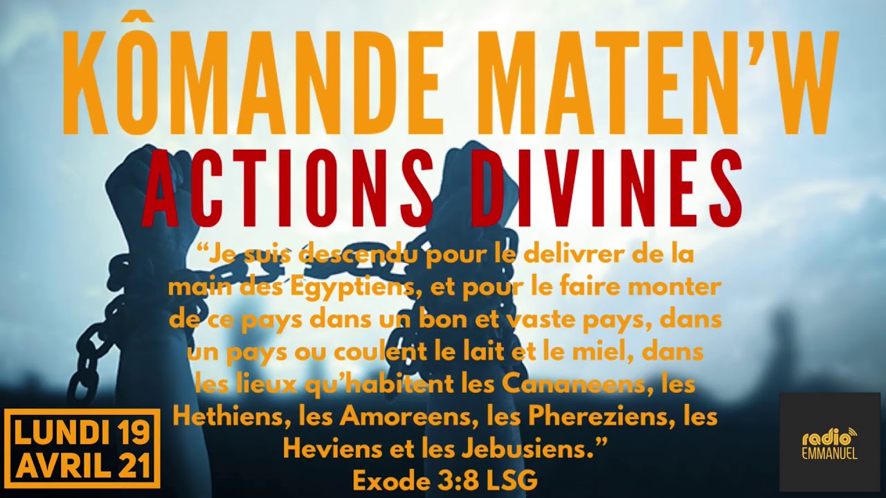 Komande Maten W Radio Emmanuel Pasteur Pierre Binse Roche Youtube