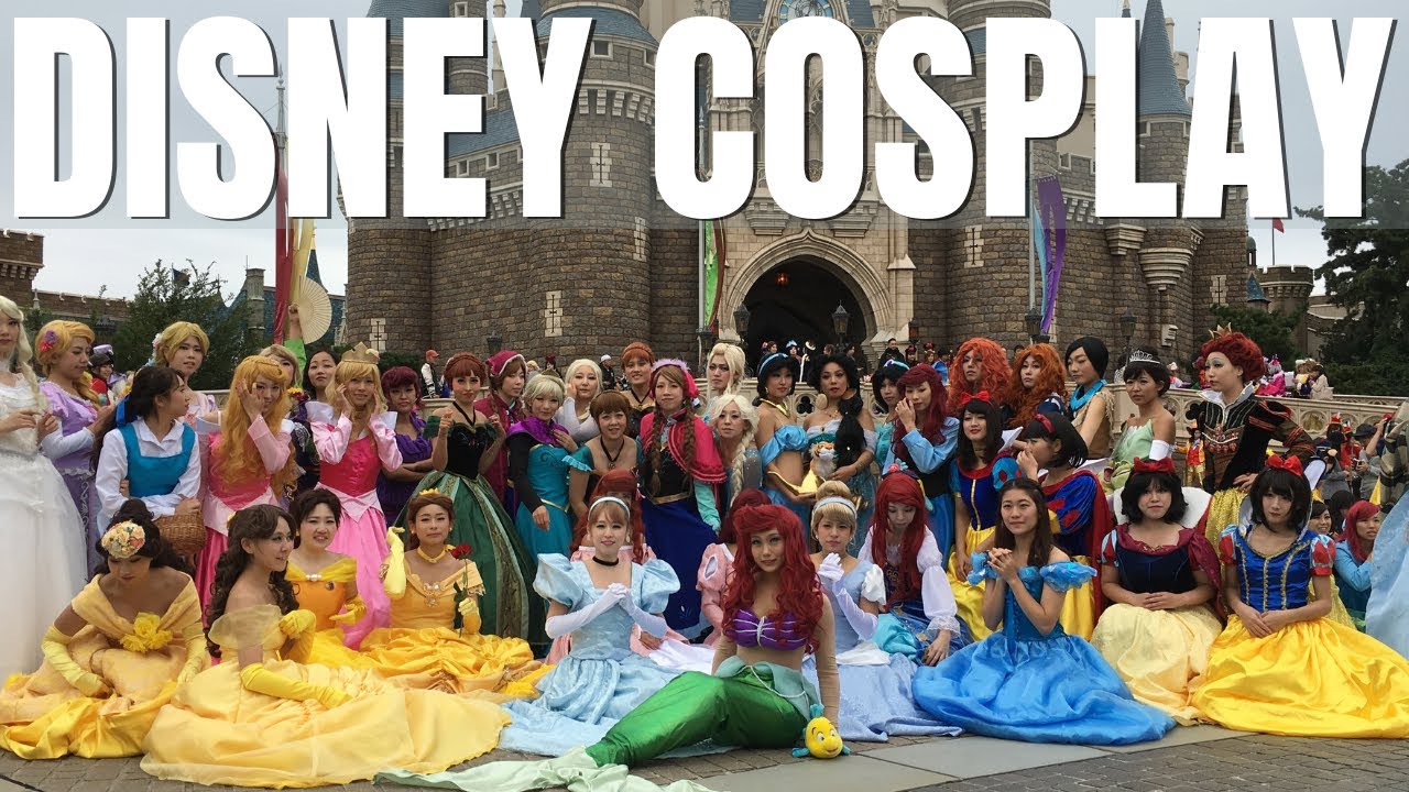 Disney Princess Cosplay At Tokyo Disneyland Youtube