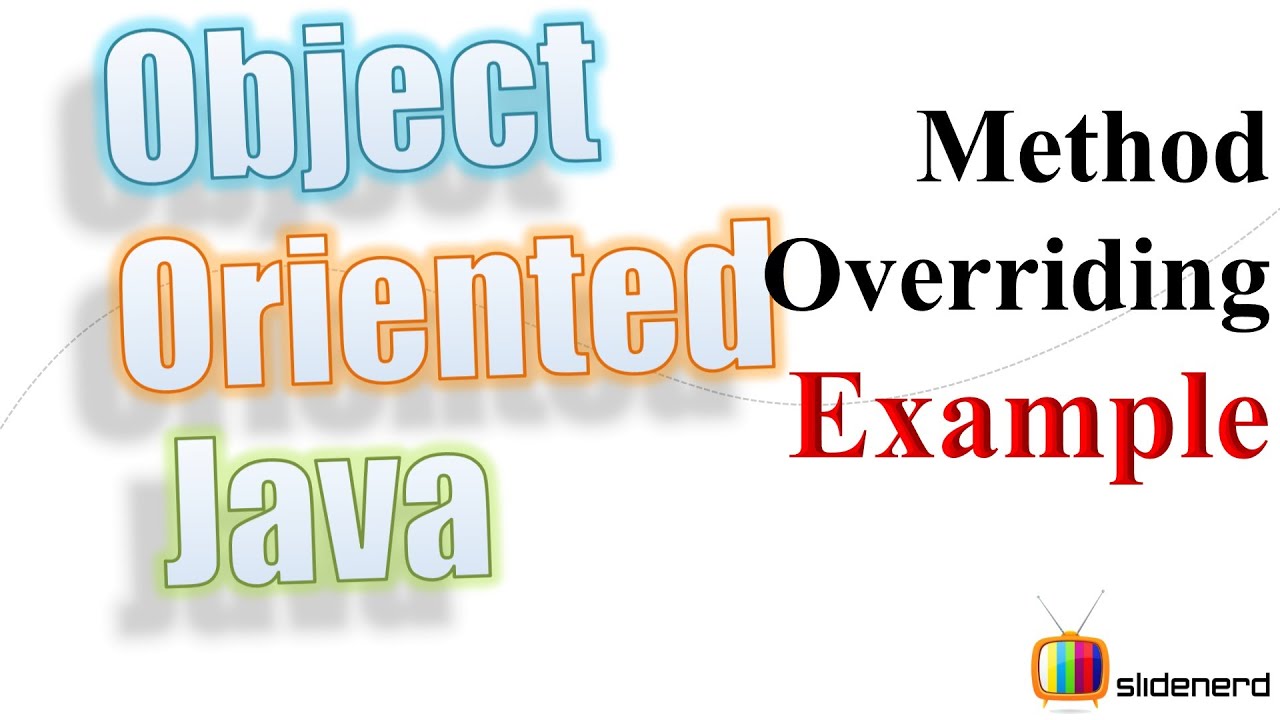 49 Java Method Overriding Example Youtube