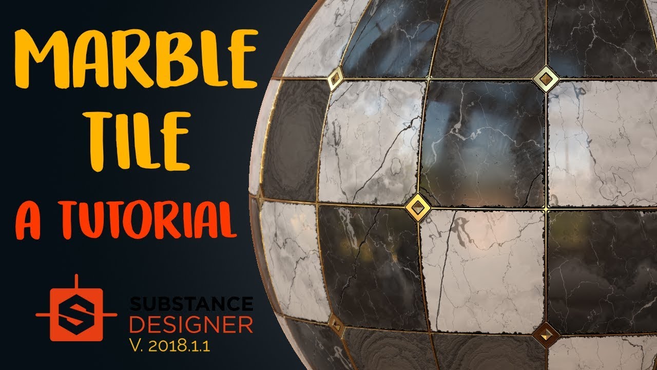 Marble Tile Beginner Substance Designer Tutorial Youtube