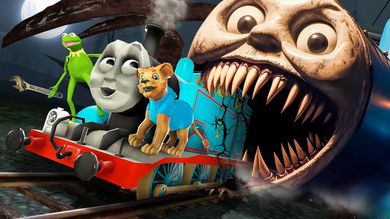 Building A Thomas Train Chased By Cursed Thomas And Friends 2 Garry S