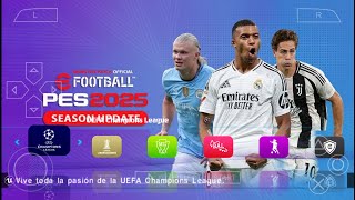 Efootball 2025 Ppsspp Iso File Game Pes Efootball 24 Ppsspp Football ...