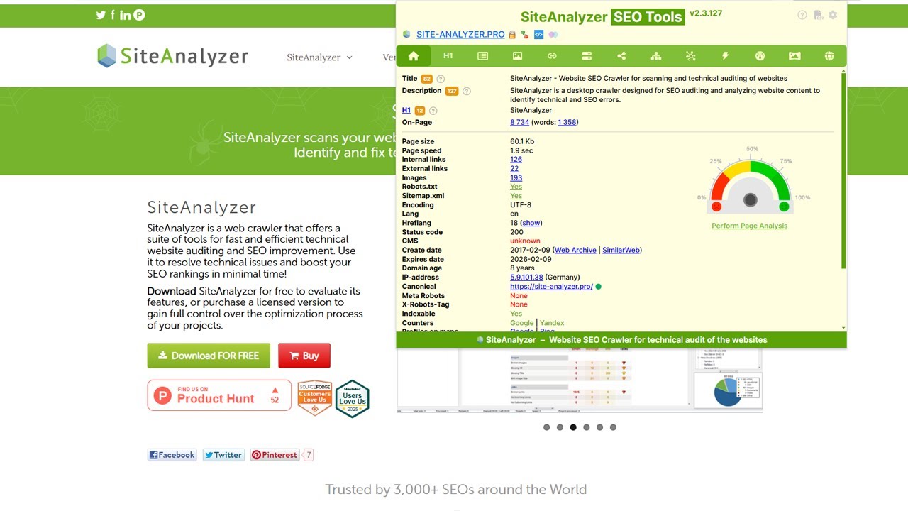 Siteanalyzer Seo Tools Browser Extension Detailed Review Youtube