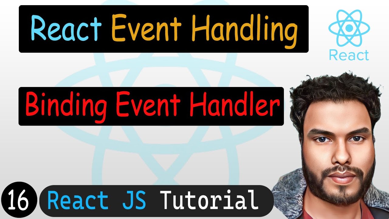 Binding Event Handler In React React Js Tutorial Youtube