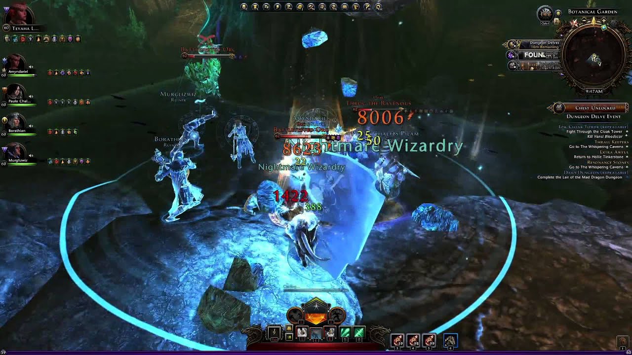 Neverwinter Control Wizard Gameplay 2 Epic Cloak Tower Youtube