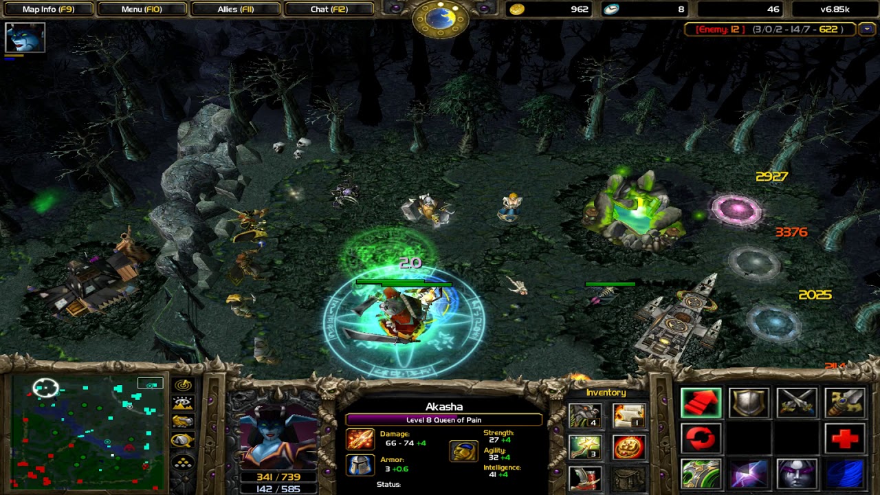 Warcraft 3 Dota On Eurobattle Net Lagabuse Youtube