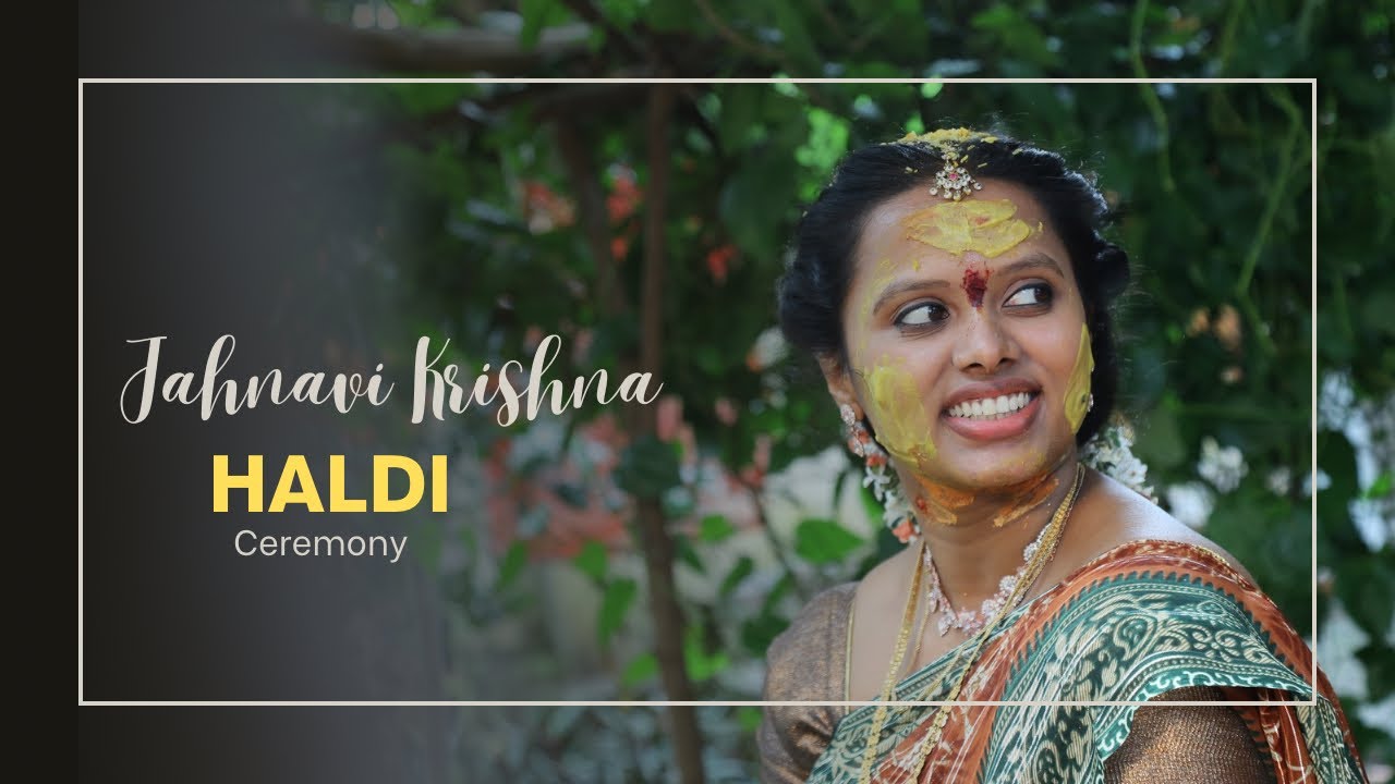 Best Haldi Ceremony Theme Haldi Ceremony Jahnavi Krishna