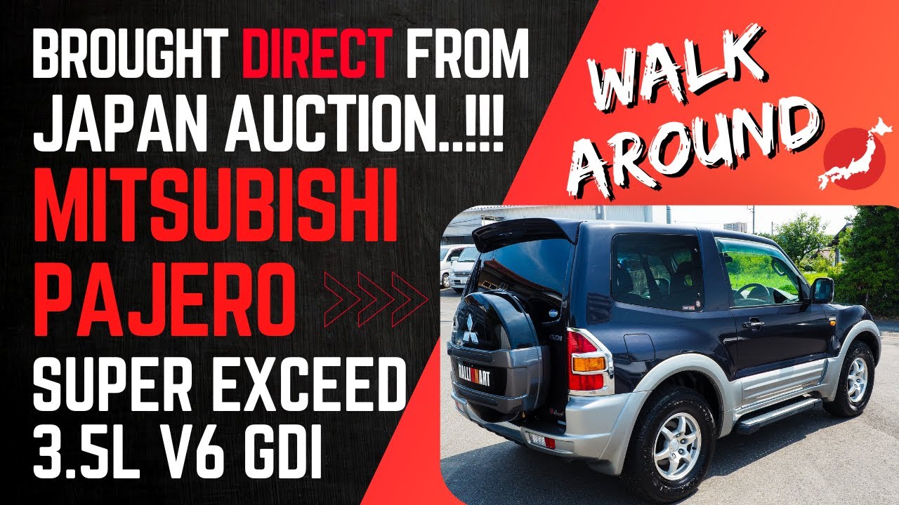 2000 Mitsubishi Pajero 3 5l Gdi Super Exceed Walk Around Japanese