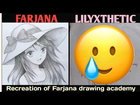 I Recreated A Drawing Of Farjana Drawing Academy Farjana Drawing
