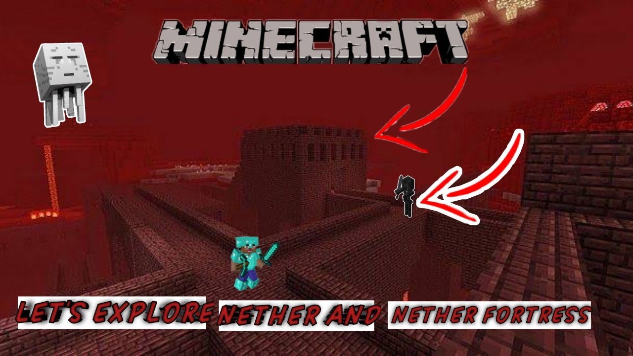 Let S Explore Nether And Nether Fortress Minecraft Live Pe Afnan