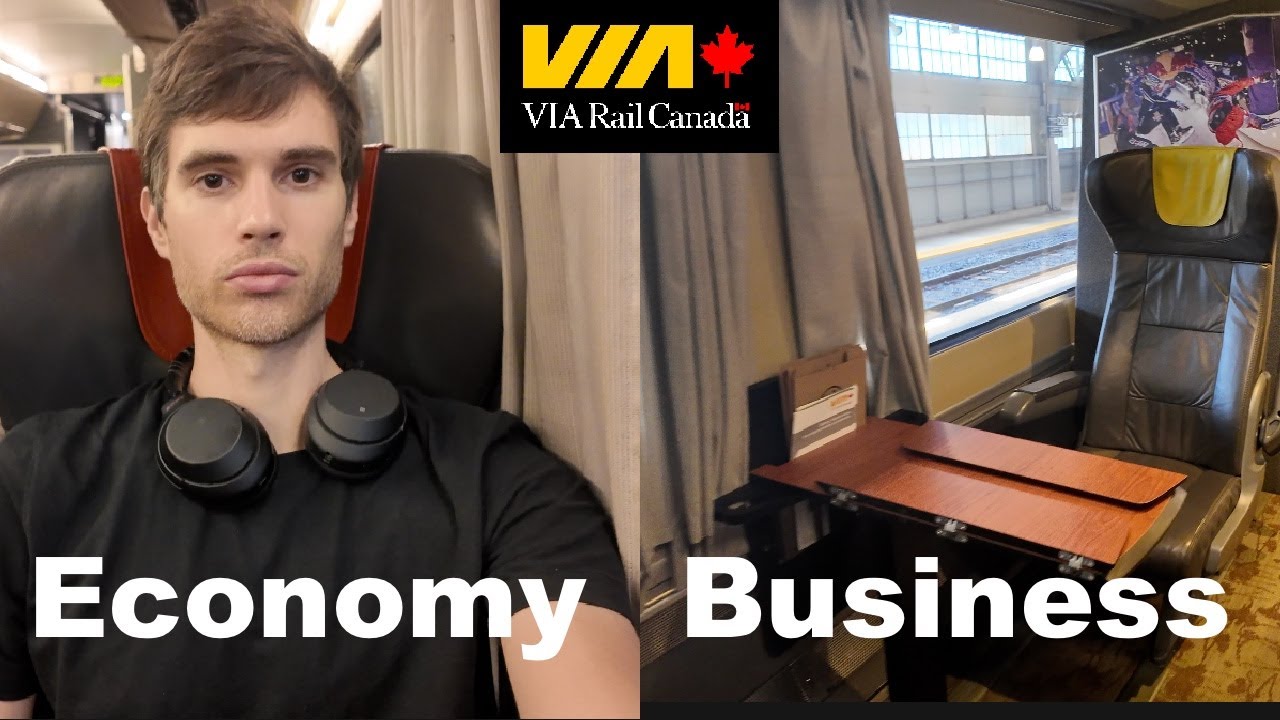 Via Rail Economy And Business Class Compared After Taking Both Youtube