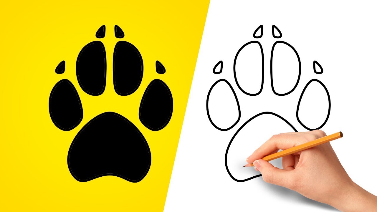 Draw Dog Paw