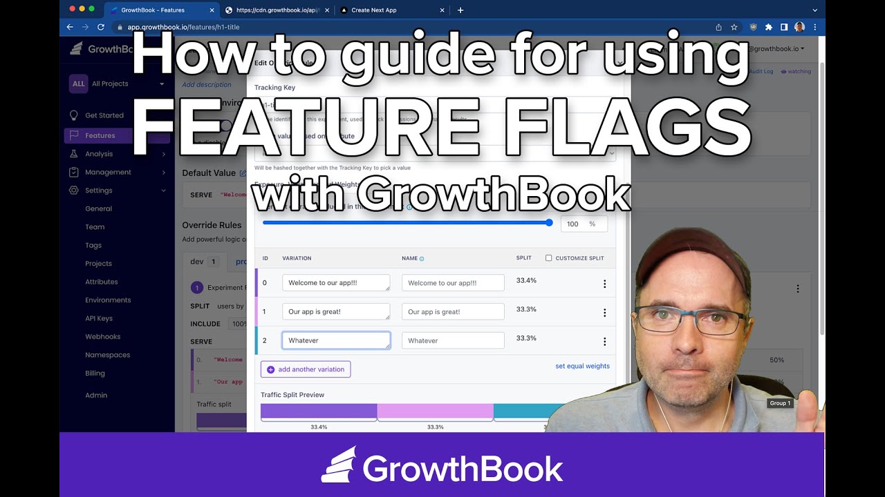 How To Use Feature Flags With Growthbook Youtube