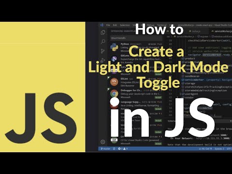 How To Create A Light And Dark Mode Toggle In Javascript Add Theme