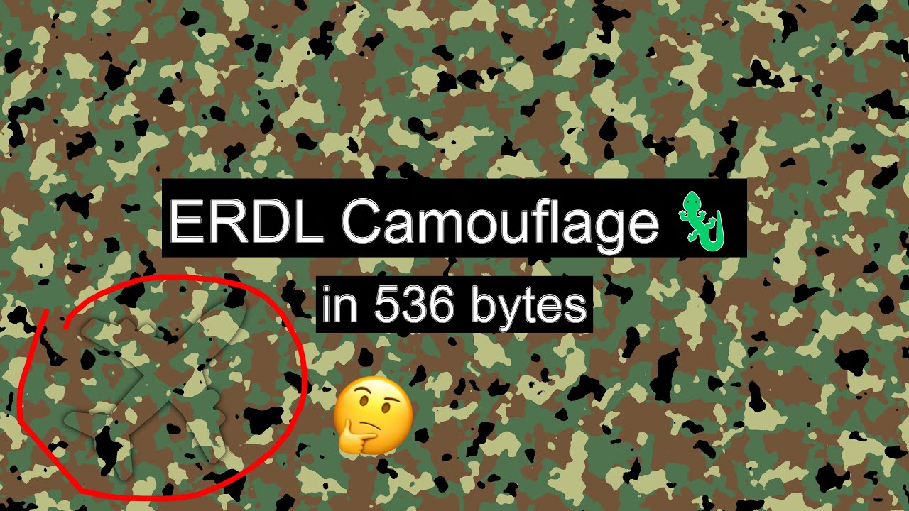 Erdl Camouflage Pattern Tutorial рџ ћ Generative Svg Youtube