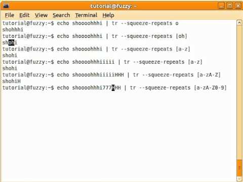 Linux Tr Command Part 3 Youtube