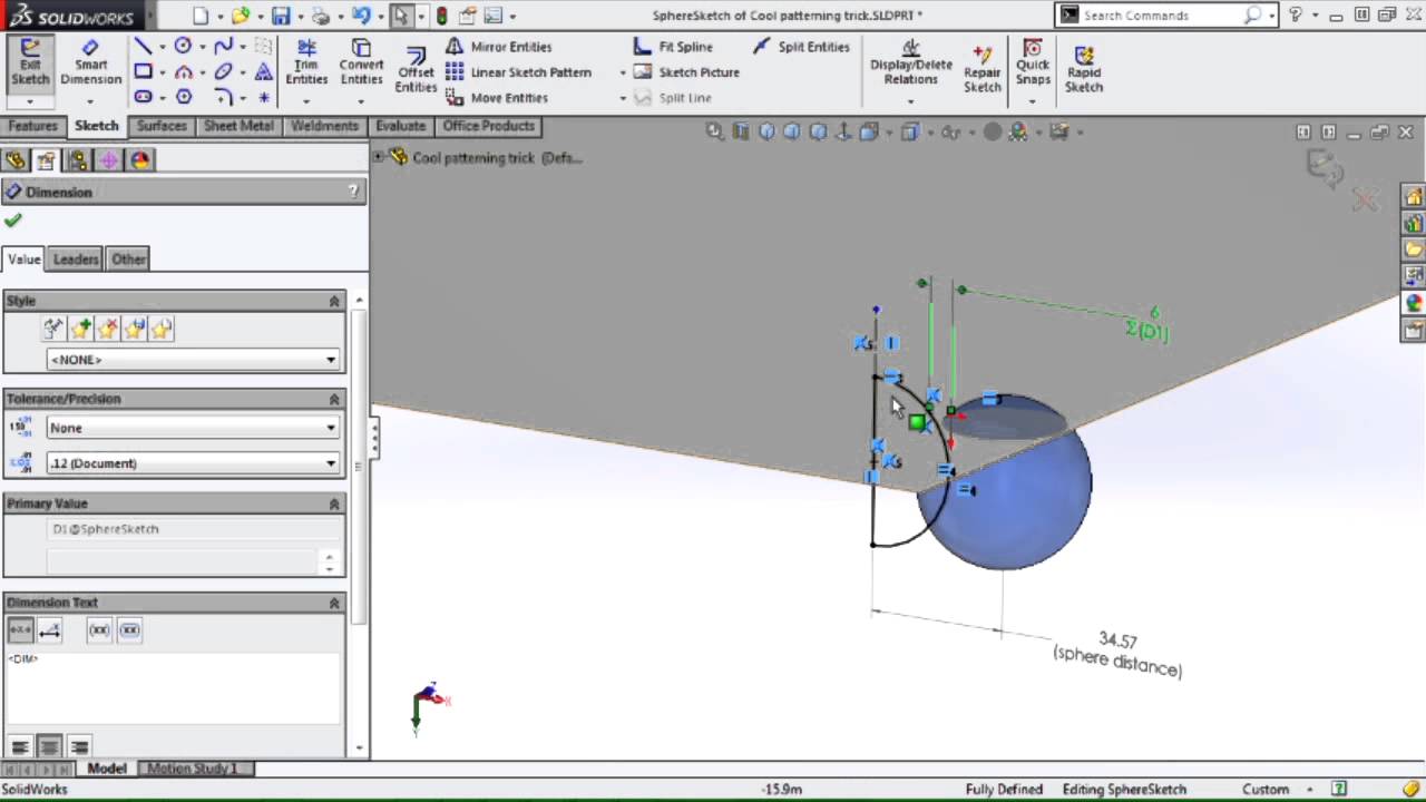 Solidworks Patterning Technique Youtube