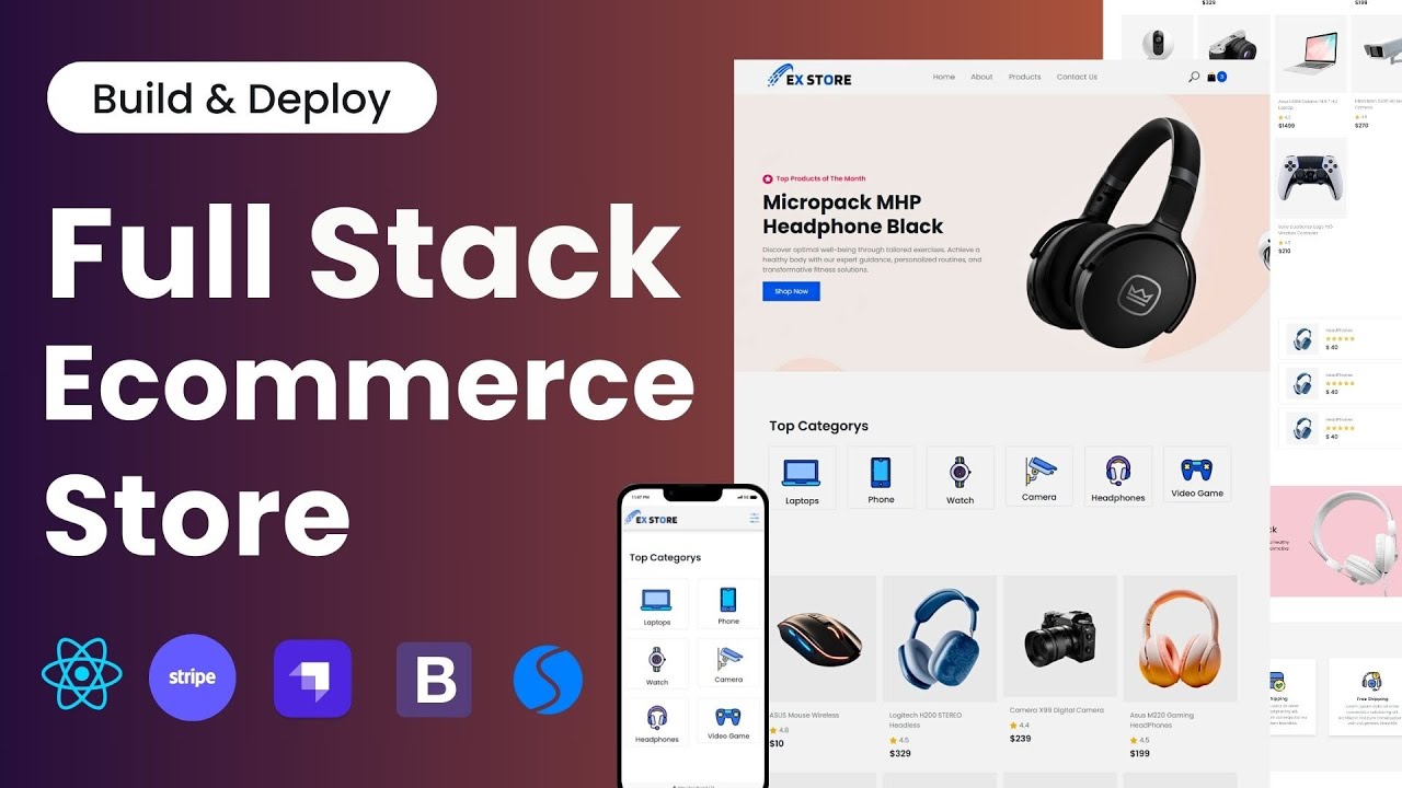 Build Deploy A Full Stack Ecommerce Website In React Js Strapi