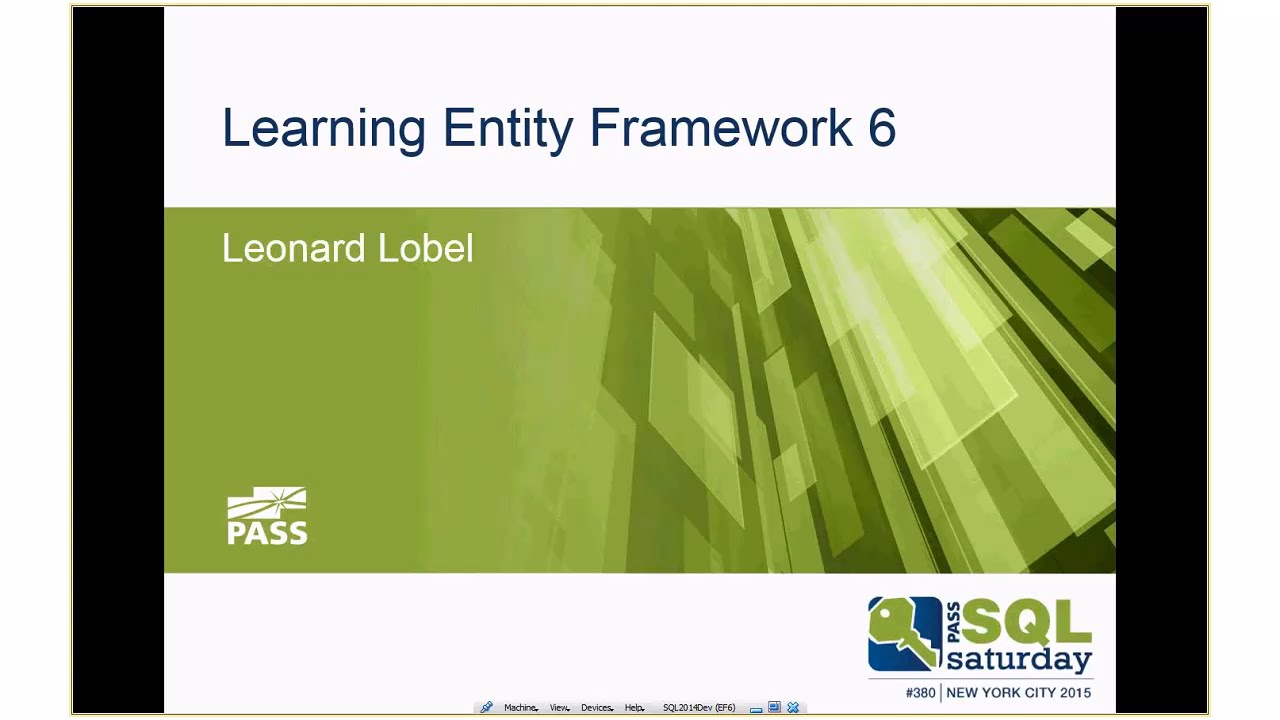 Learning Entity Framework 6 Youtube
