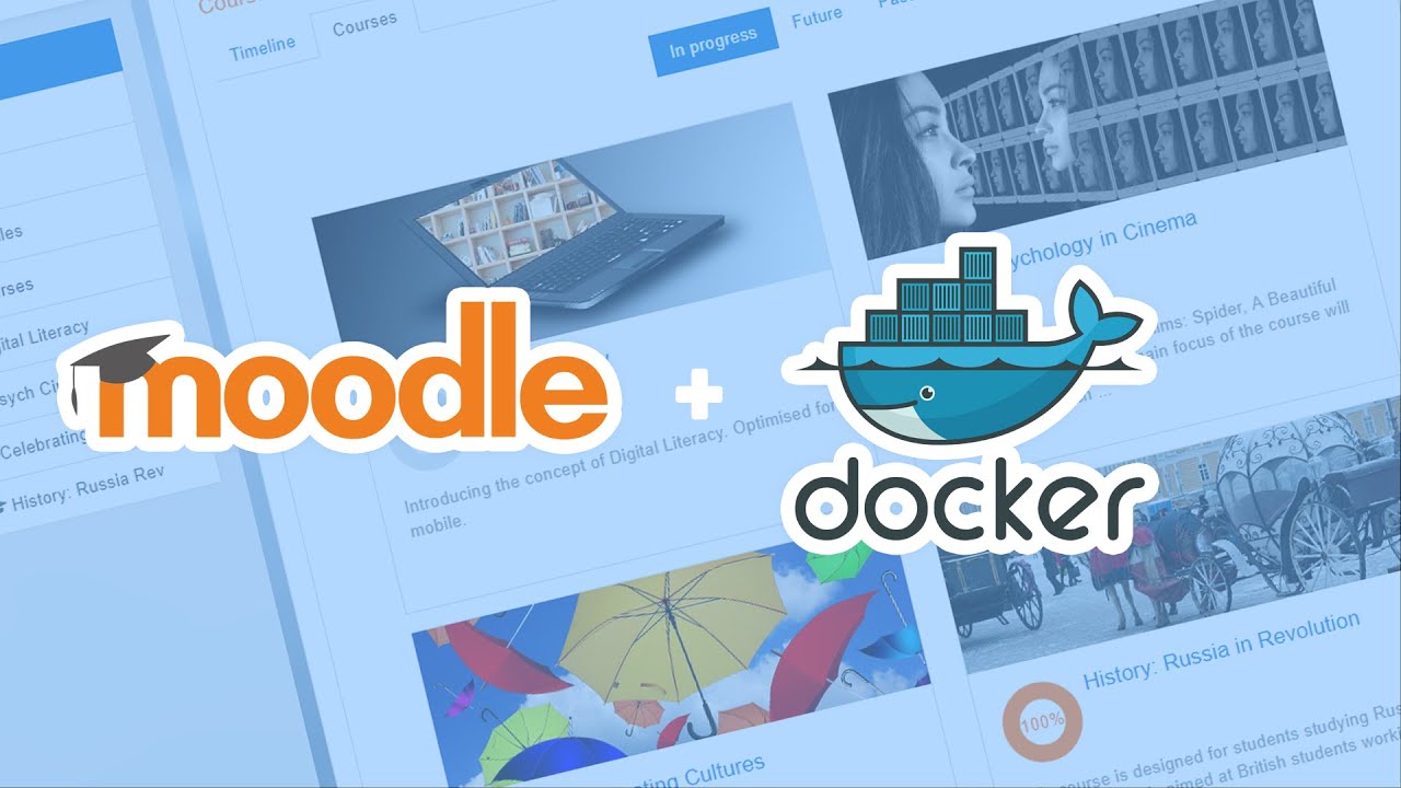 Moodle Learning Management System Lms On Docker Youtube