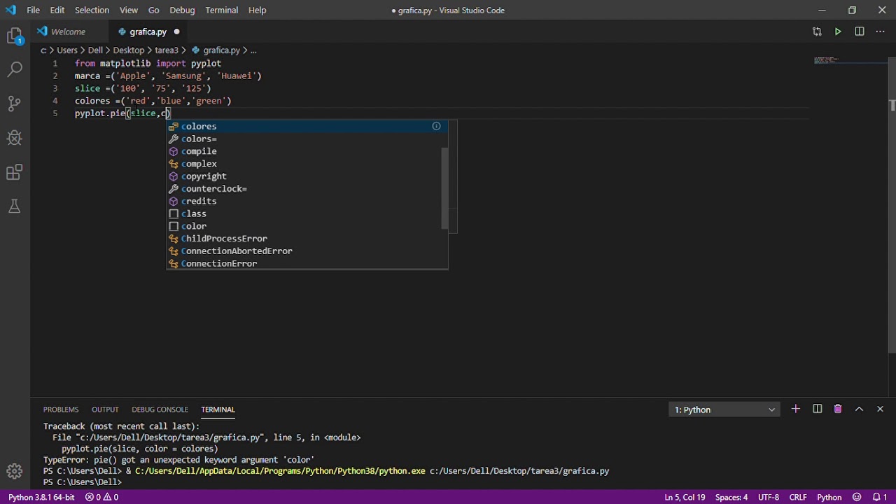 Graficos Python Youtube