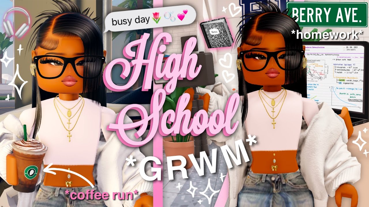 Grwm Rich Teen High School Edition Hygiene Starbucks Skincare