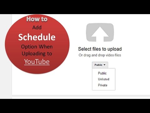 How To Enable Schedule Option In Youtube Youtube